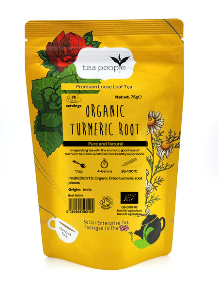 Organic Turmeric Root - Loose Herbal Tea | Tea People