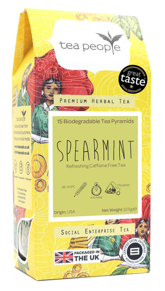 Spearmint Tea Bags - Herbal Tea Pyramids | Tea People