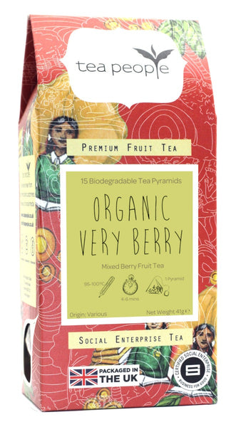Organic Very Berry Fruit Tea Pyramid Bags | Tea People