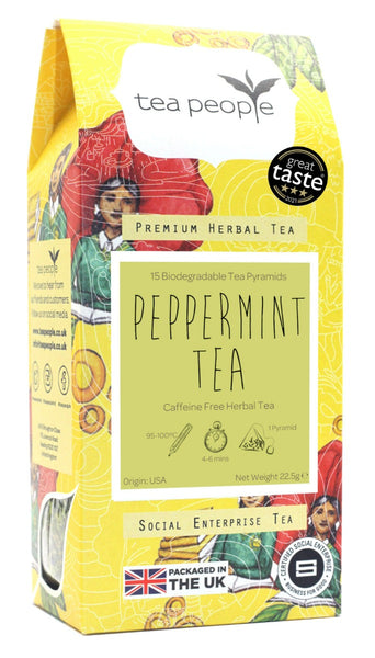 Peppermint Tea Bags - Herbal Tea Pyramids | Tea People
